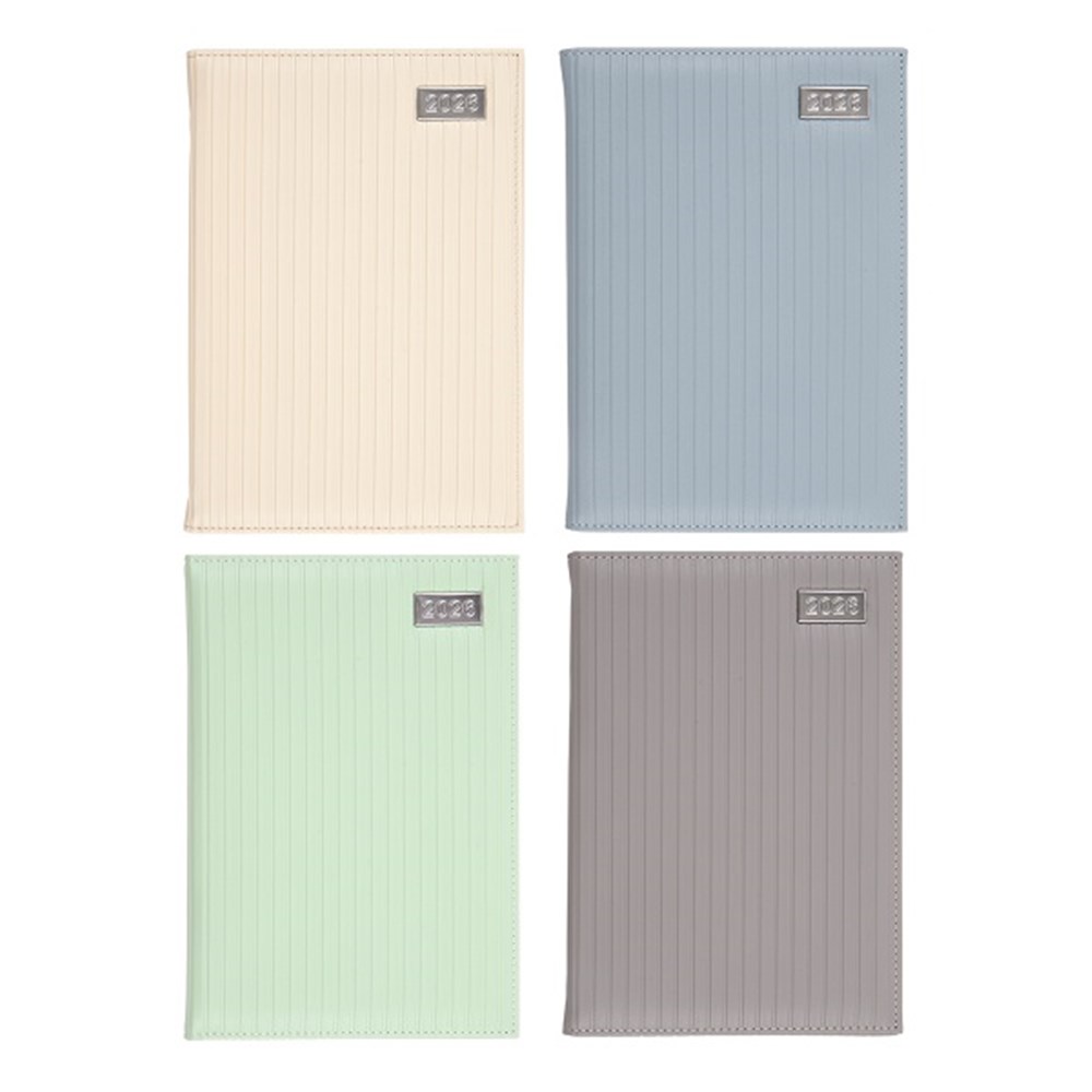 72069 - Diary PU Pastels A5 DTP 4 Asstd - Dats