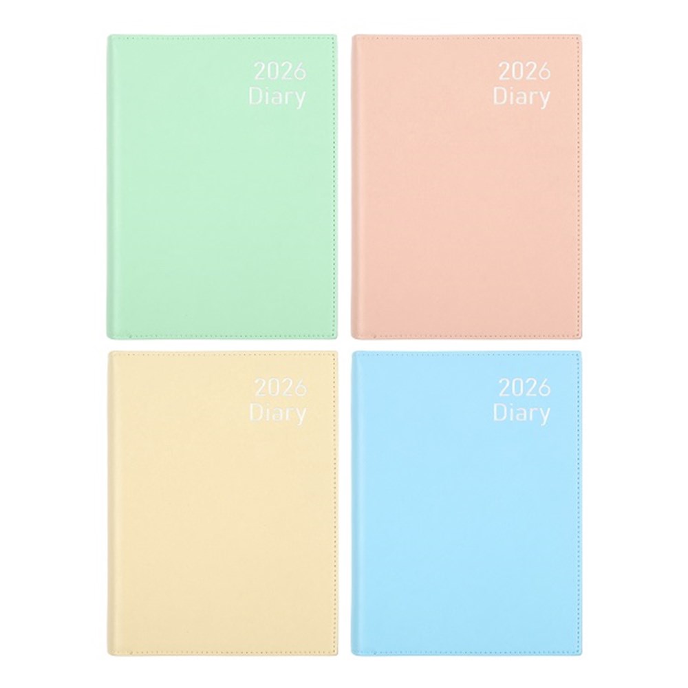 72094 - Diary Concealed Spiral A4 WTV 4 Asstd - Dats